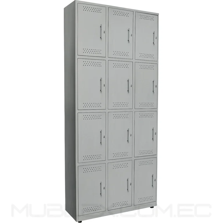 Locker Metálico 12 Casilleros Alto - Mublex Ecuador
